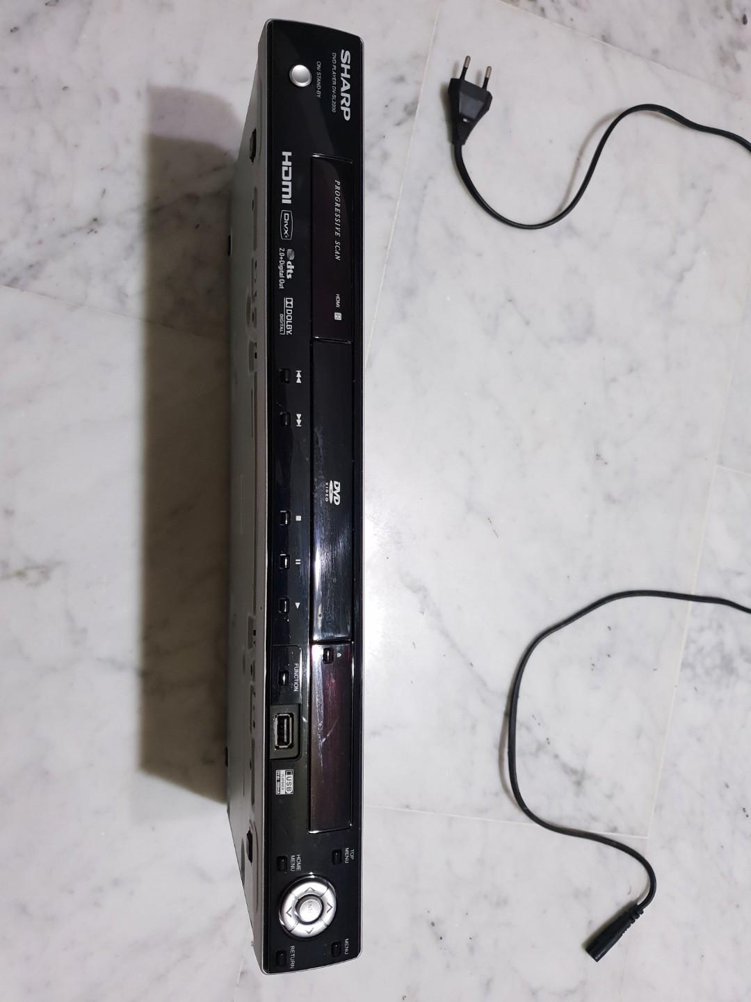 Sharp DVD player DV-SL2200 (used), TV & Home Appliances, TV ...