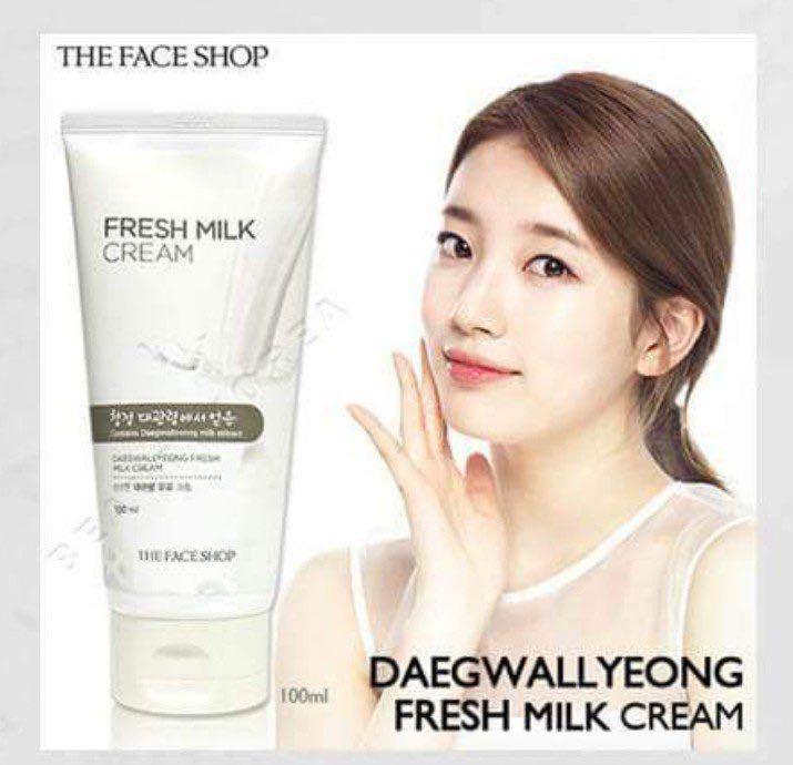 THE FACE SHOP DAEGWALLYEONG FRESH MILK CREAM 100ml, Beauty & Personal Care, Face, Face Care on ...