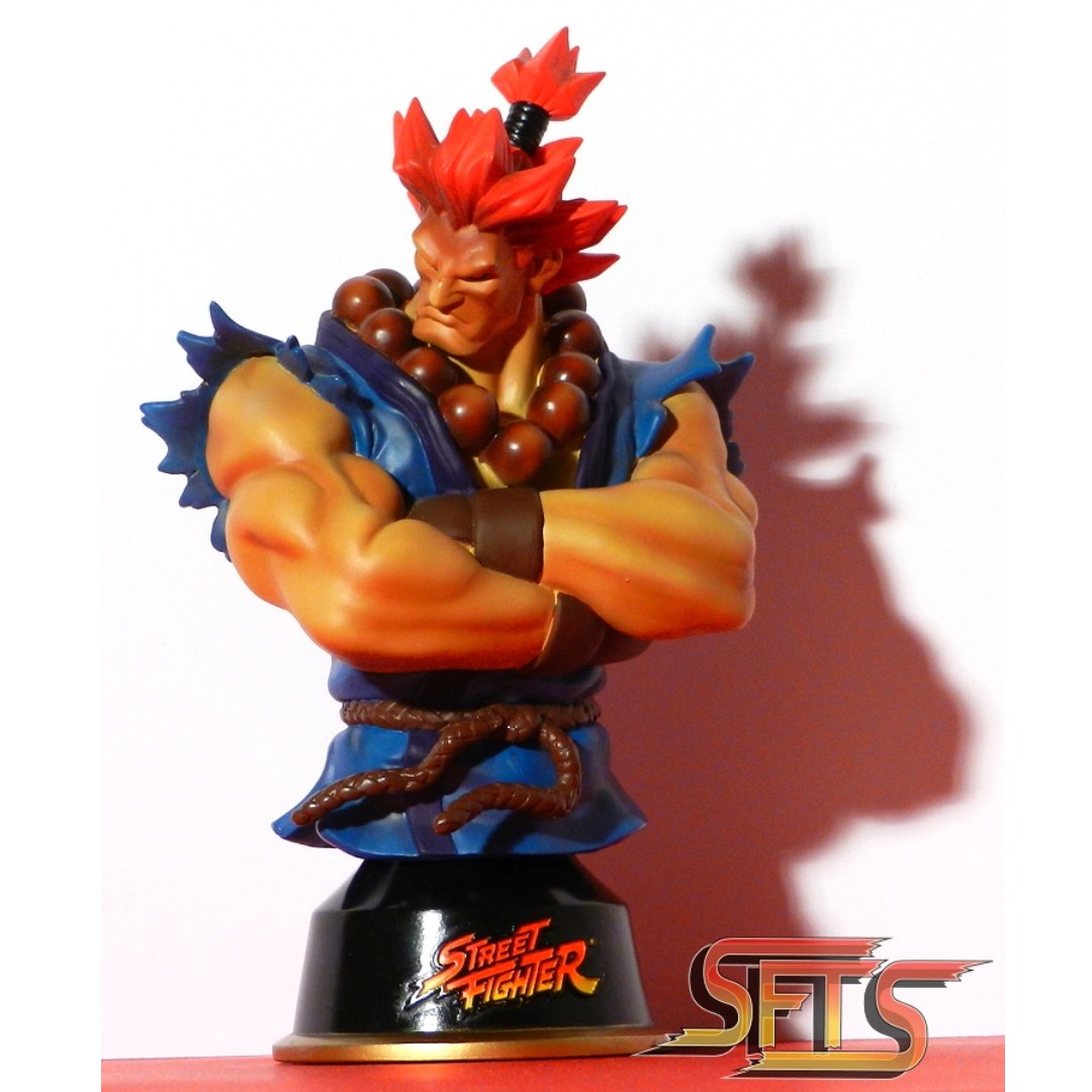 UDON comics Street Fighter Akuma + Chun Li Bust, Hobbies & Toys, Toys ...
