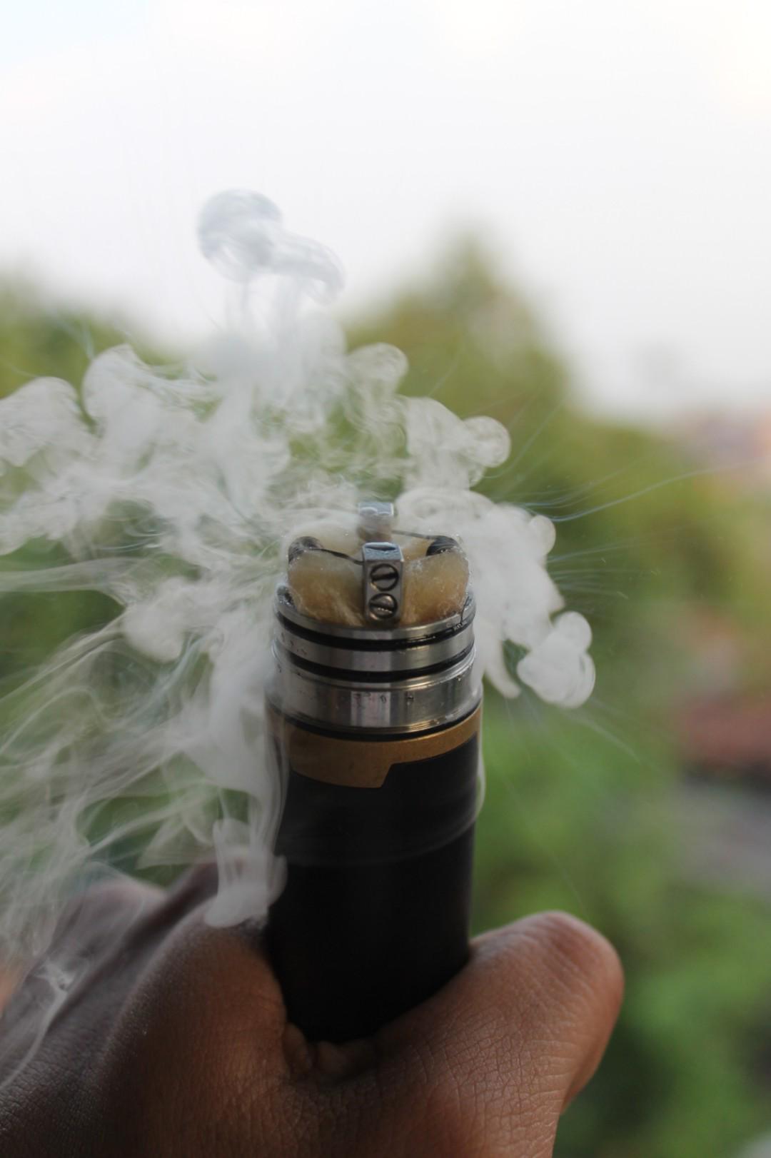 Vape Mecha Mod Tsunami Geek Vape mulus, Serba Serbi, Others di Carousell