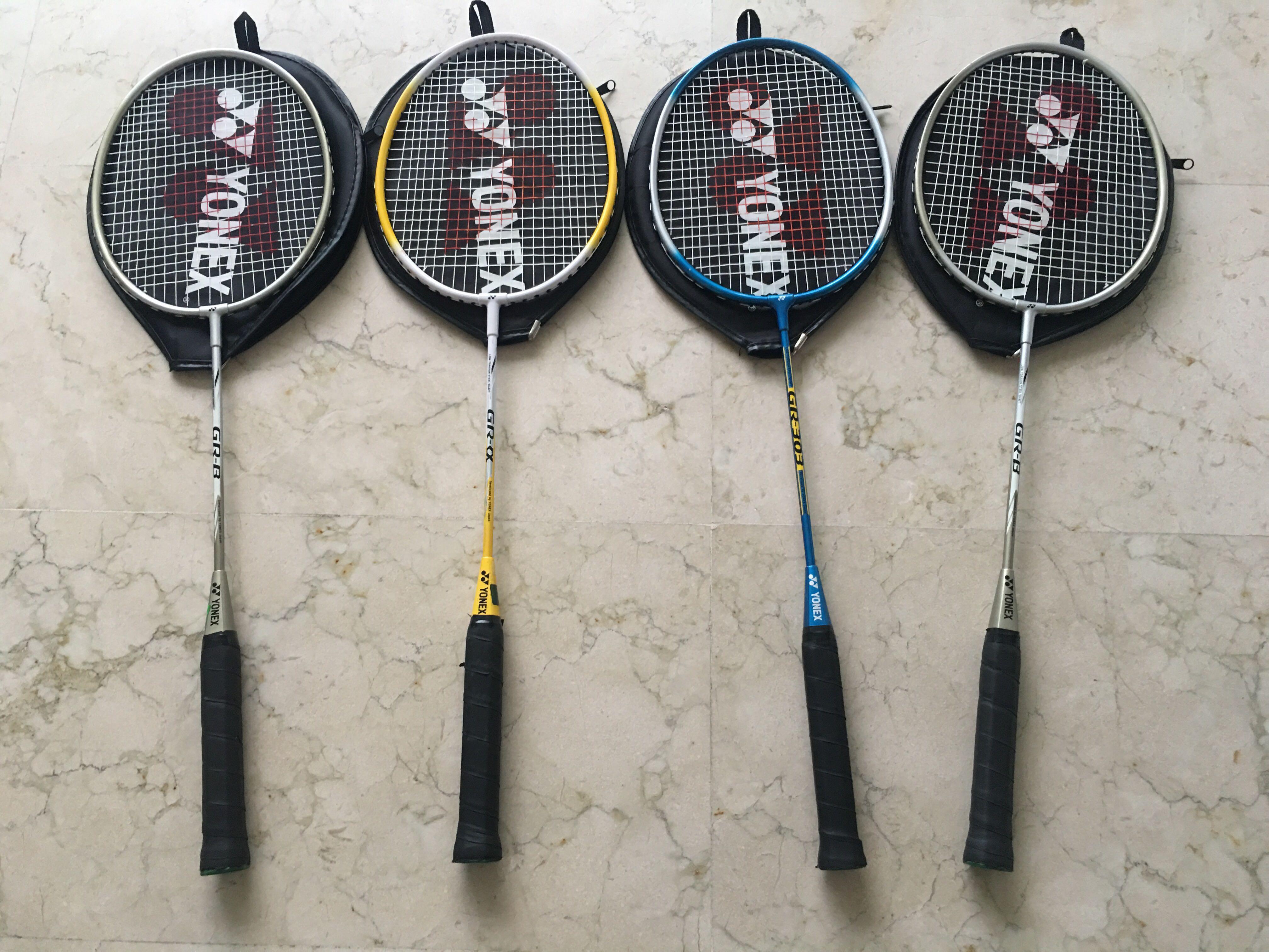 YONEX GR-Beta/Alpha/303 Bedminton Rackets-Excellent Condition , Sports ...