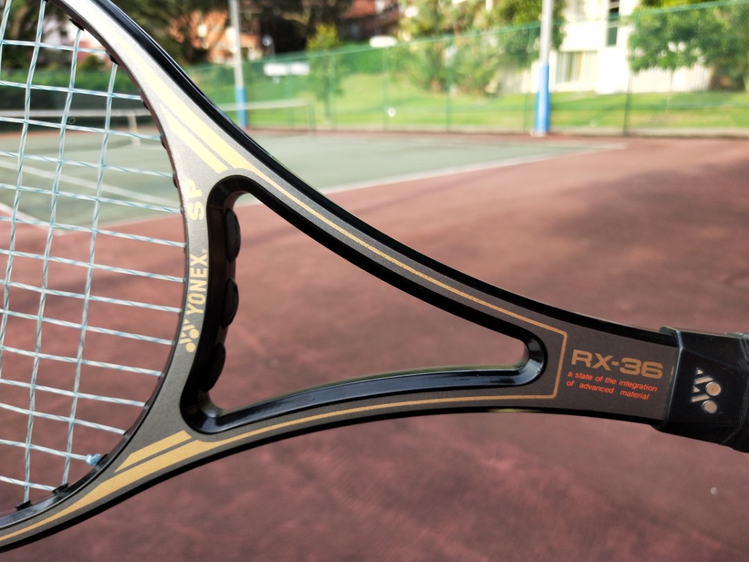 Yonex Tennis Racket RX-36, Sports, Sports & Games Equipment on Carousell
