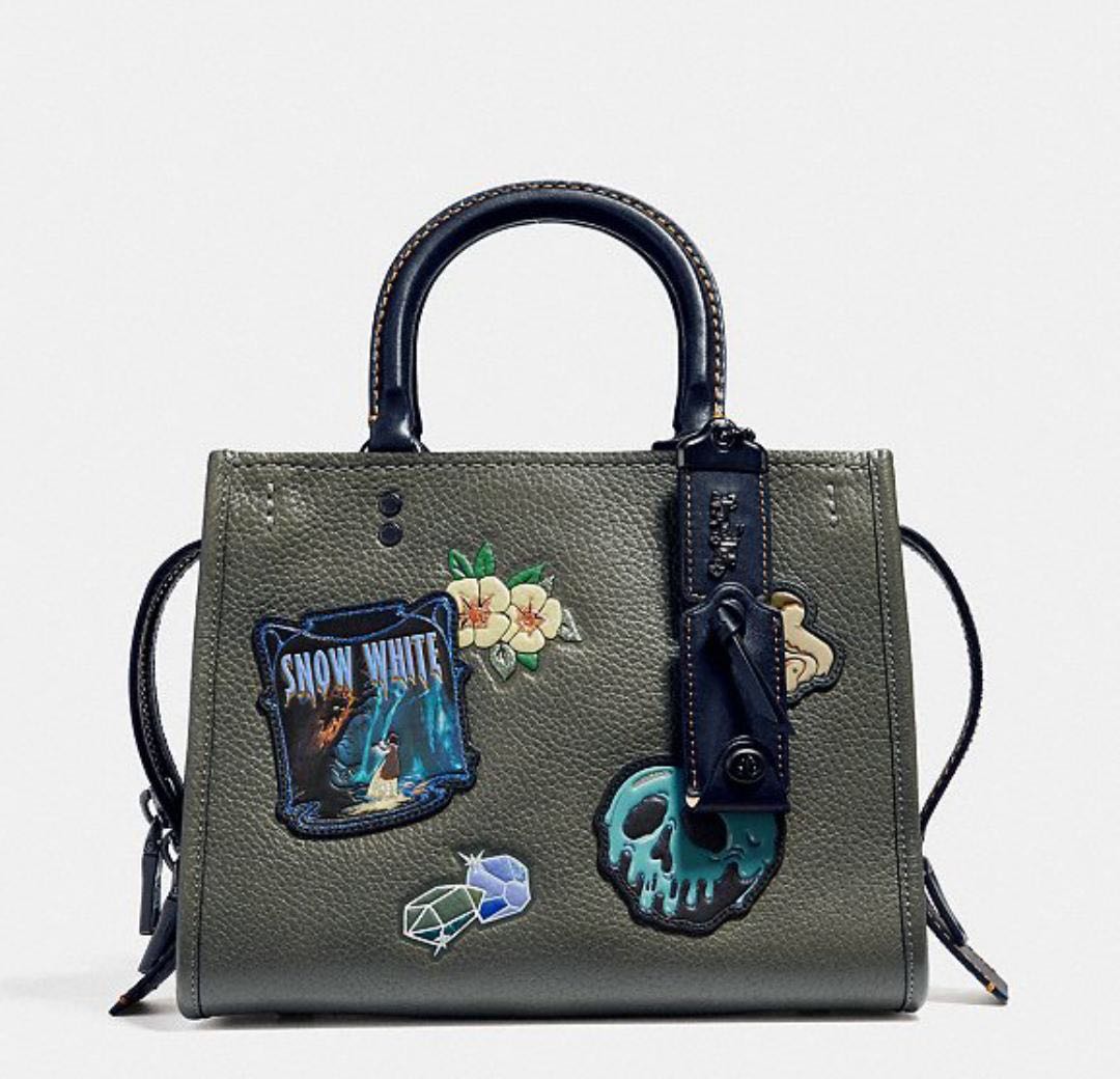 AUTHENTIC COACH X DISNEY ROUGE 25 IN LIMITED SNOW WHITE PATCHES, Women ...