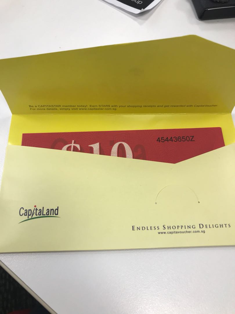 Capitaland vouchers, Entertainment, Gift Cards & Vouchers on Carousell