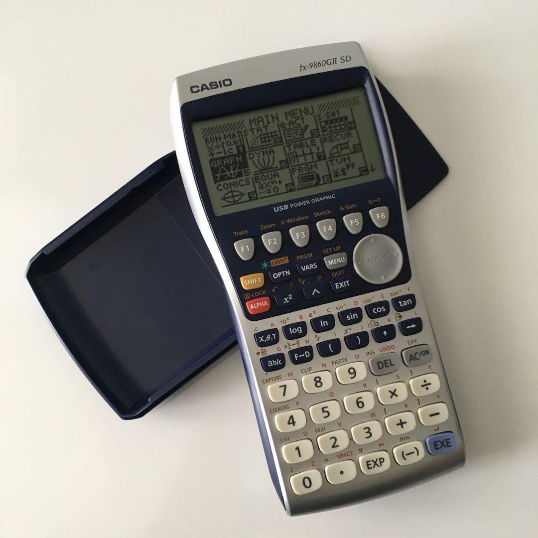 Casio FX-9860GII Power Graphic Calculator, Computers & Tech, Office ...