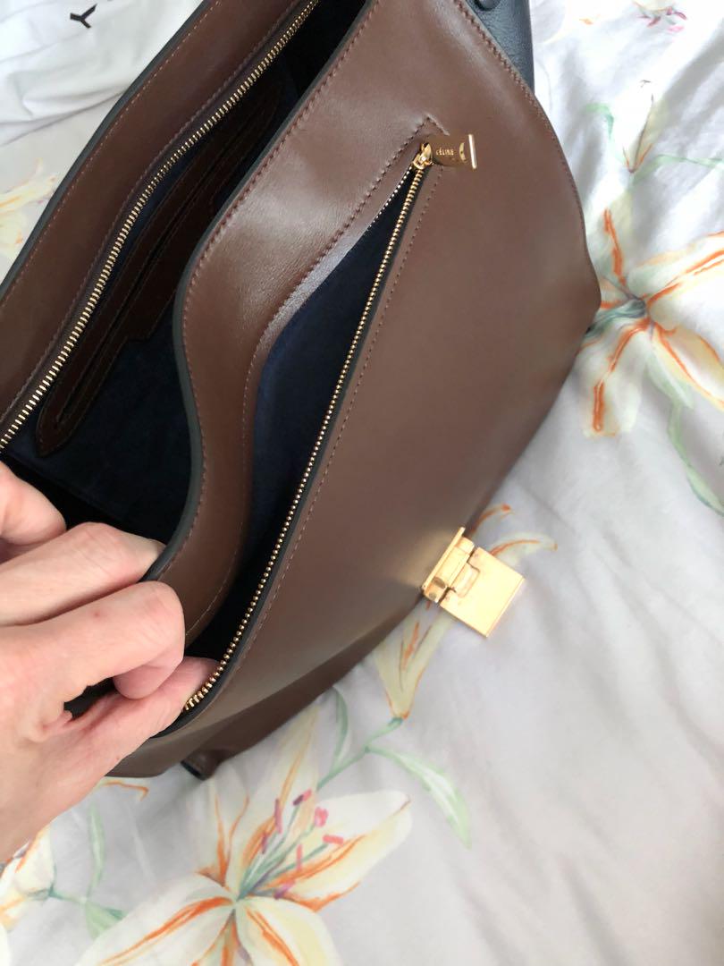 Celine tri color trapeze bag, Luxury, Bags & Wallets on Carousell