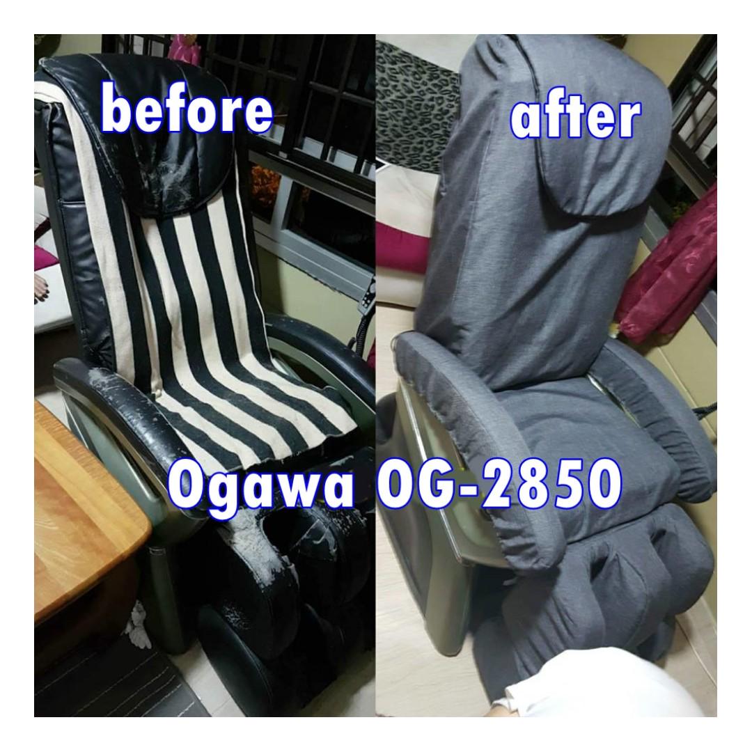 (+6591286321 Cover only, not upholstery) OSIM/OTO/Ogawa Massage Chair ...