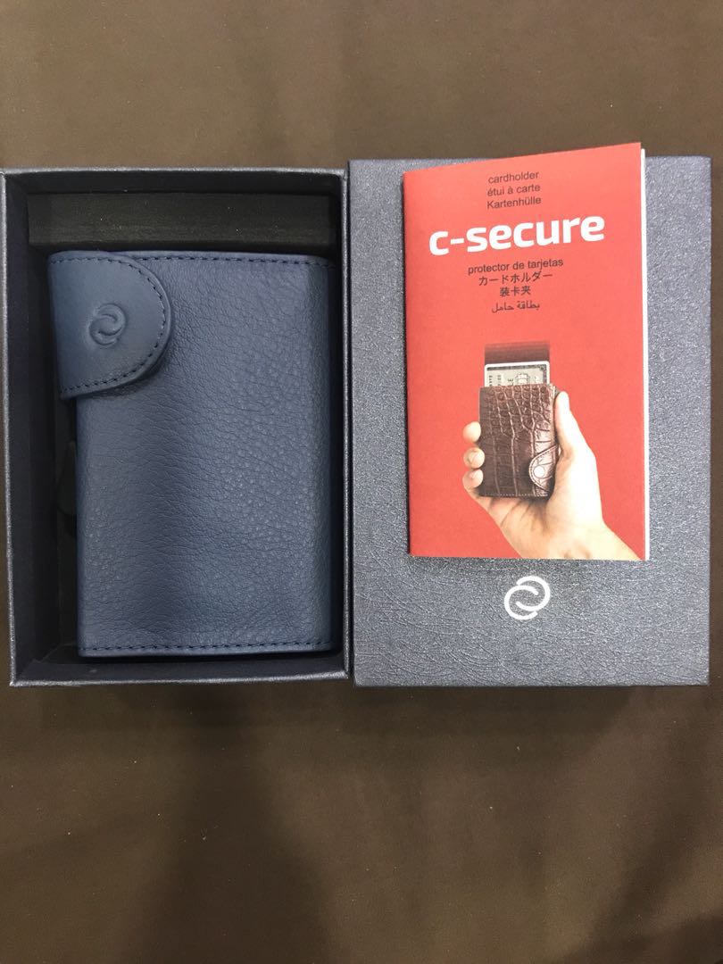 C-Secure card holder, Luxury, Bags & Wallets on Carousell