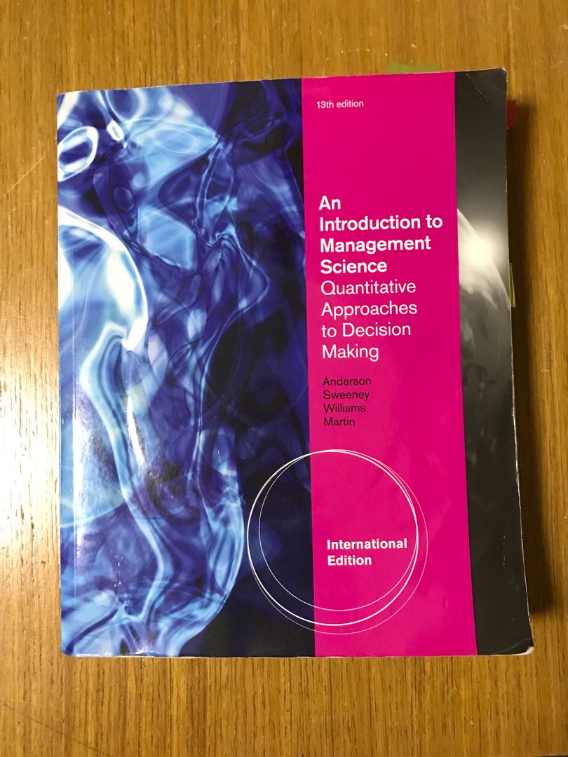 Decision Analysis Textbook, Hobbies & Toys, Books & Magazines ... Decision Analysis Textbook, Hobbies & Toys, Books & Magazines ...
