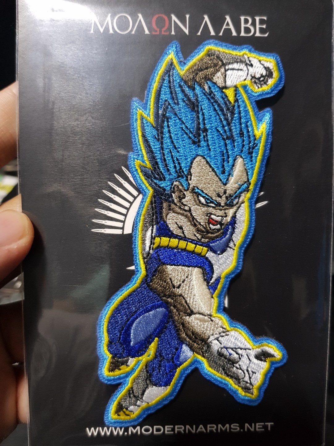 Dragon Ball VEGETA Beyond Super Saiyan Blue Morale Patch, Design ...