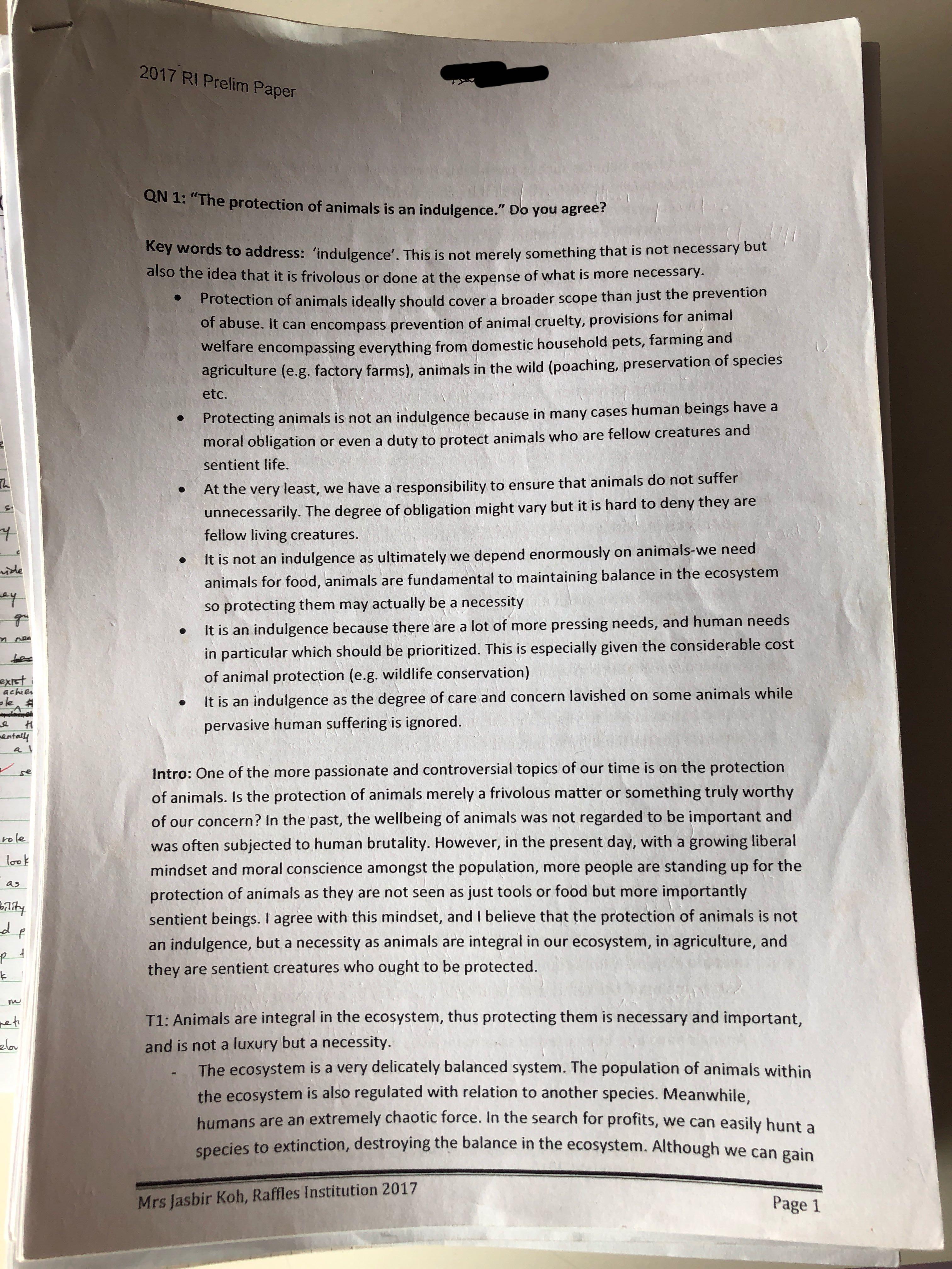 GP NOTES (RAFFLES, 2 RENOWNED GP TUITION CENTRES, MY PERSONAL NOTES ...