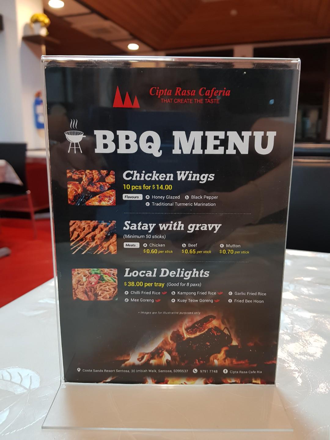 Halal BBQ @ Sentosa, Food & Drinks, Local Eats on Carousell