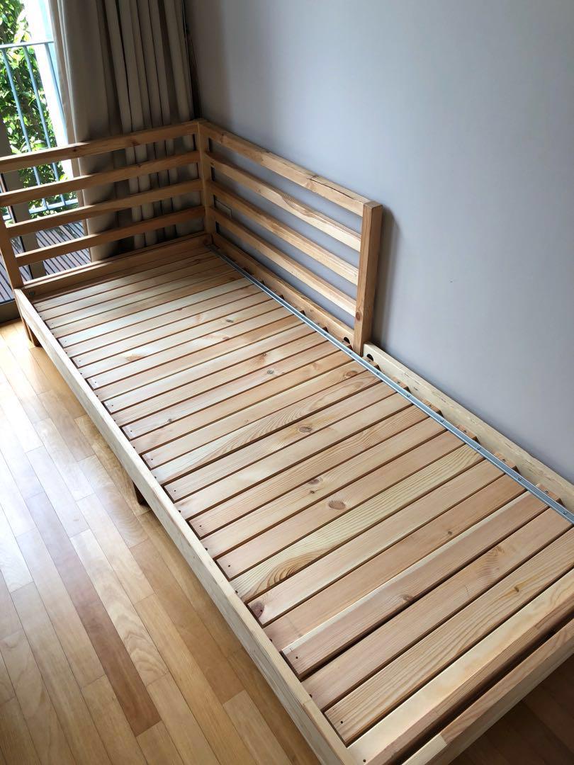 IKEA Day bed expands to double, Furniture & Home Living, Furniture, Bed ...