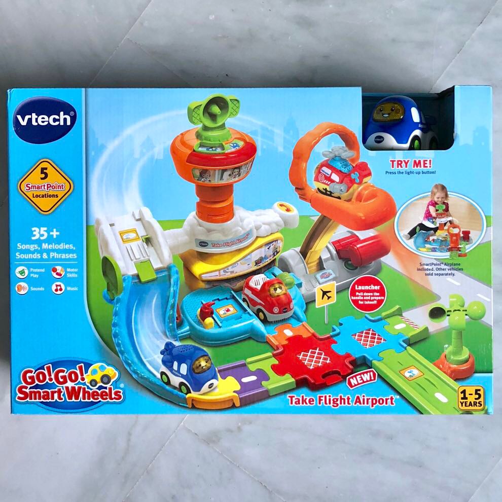(In-Stock) VTech Go! Go! Smart Wheels Take Flight Airport (Brand New ...