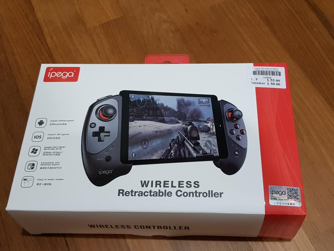 Ipega Wireless Retractable Controller, Video Gaming, Gaming Accessories, Controllers on Carousell