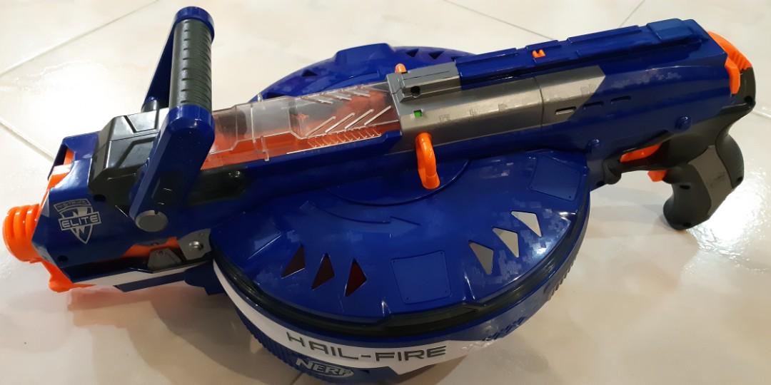 Nerf Gun - Hail Fire, Hobbies & Toys, Toys & Games on Carousell