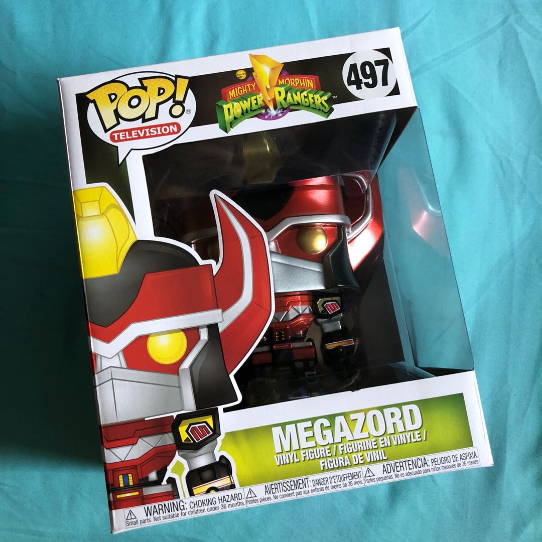 Pop Funko Saban Bandai Mighty Morphing Power Rangers Metallic Megazord ...