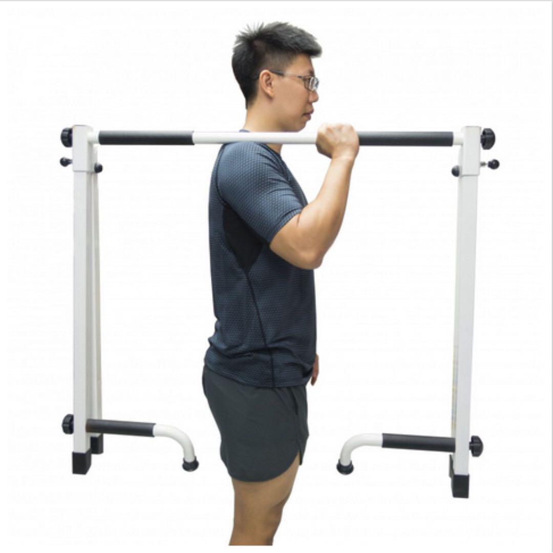 Portable Incline Pull Up Bar with Push Up Station, Sports Equipment ...