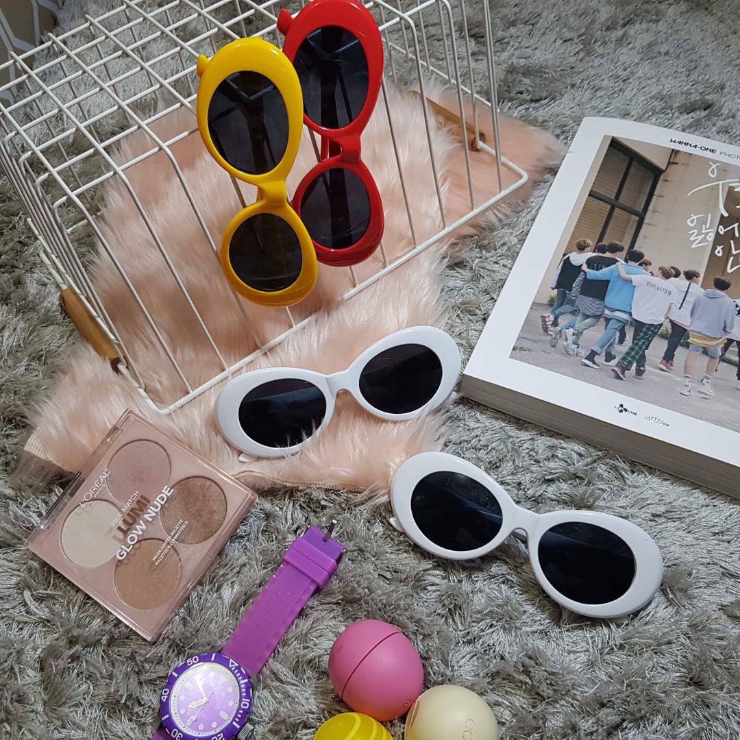 Retro Clout Glasses, Women's Fashion, Watches & Accessories, Sunglasses ...