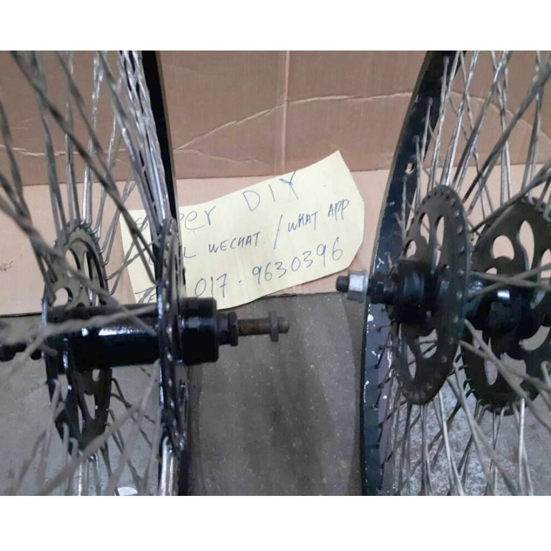 Rim basikal BMX 20" inch hub besar antik vintage, Sports Equipment ...