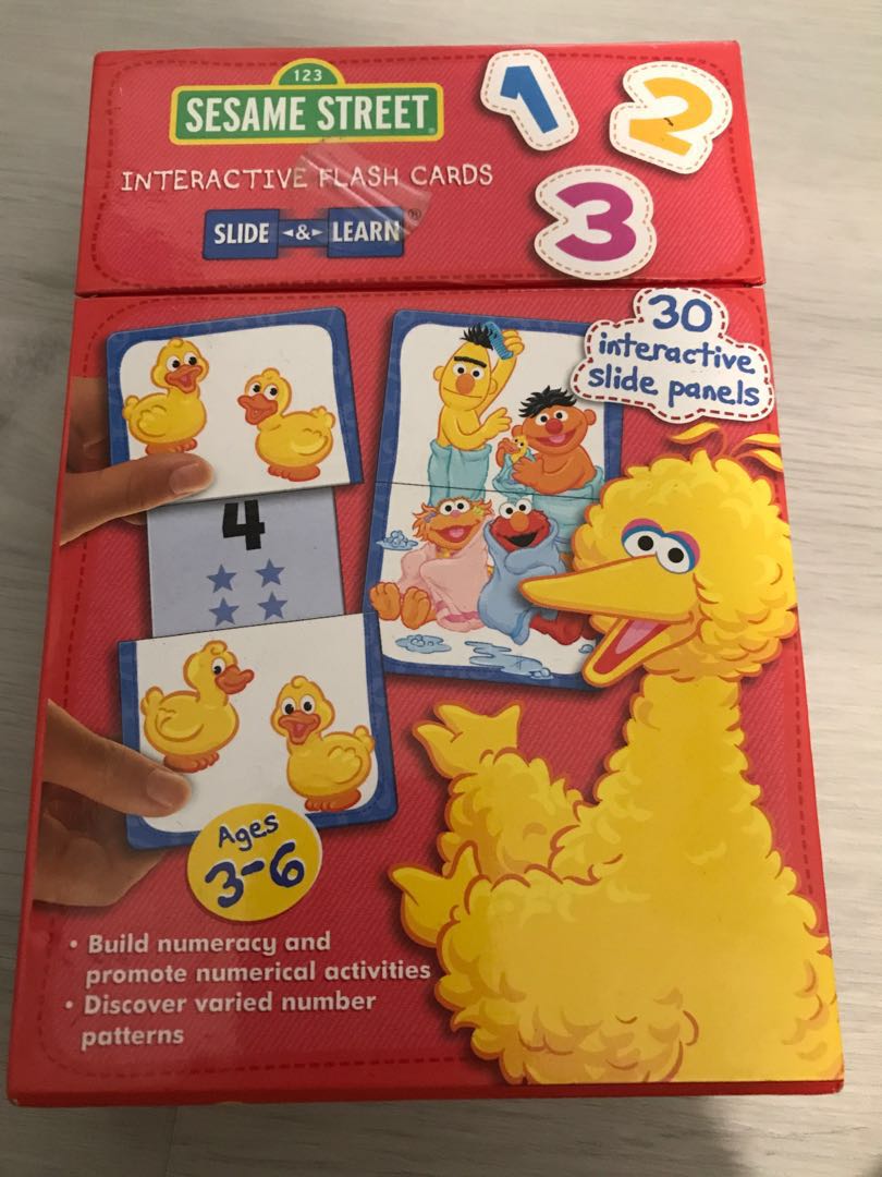 Slide & Learn Flash cards (Numbers), Hobbies & Toys, Stationery & Craft ...