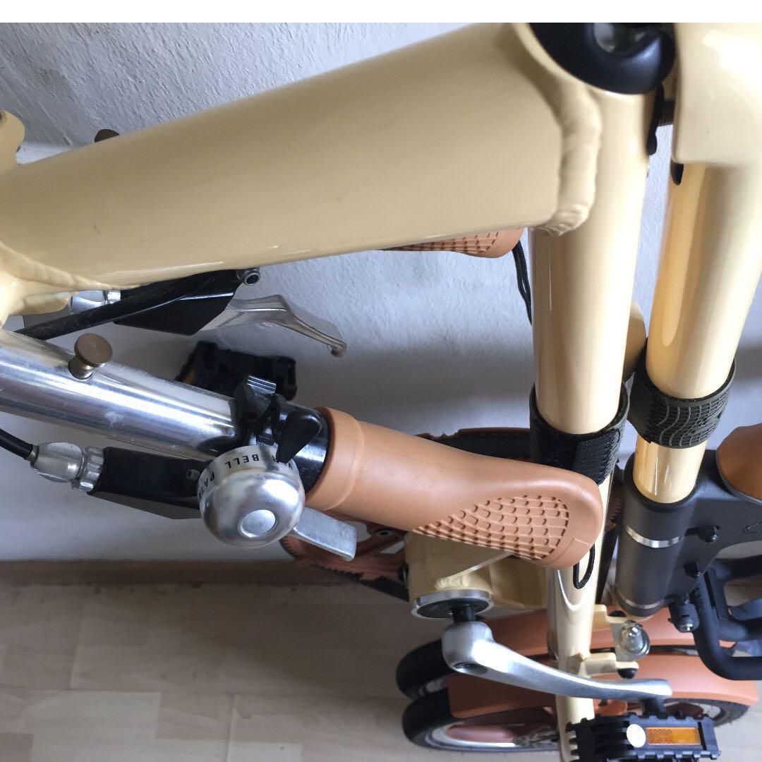 STRIDA LT 16" BELT DRIVEN FOLDING BICYCLE 'CREAM' BIKE, Sports Equipment, Bicycles & Parts ...