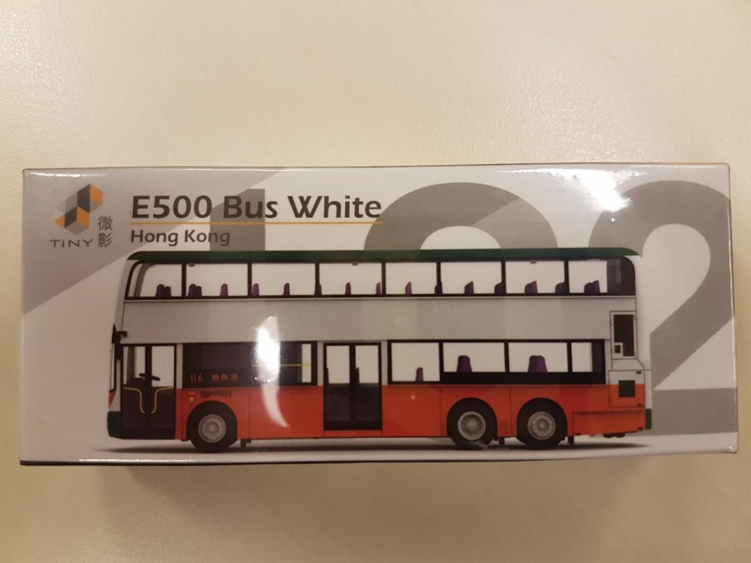 Tiny E500 Bus White, 玩具 & 遊戲類, 玩具 - Carousell
