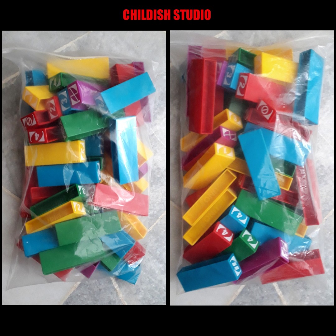 UNO STACKO Original Blocks., Hobbies & Toys, Toys & Games on Carousell