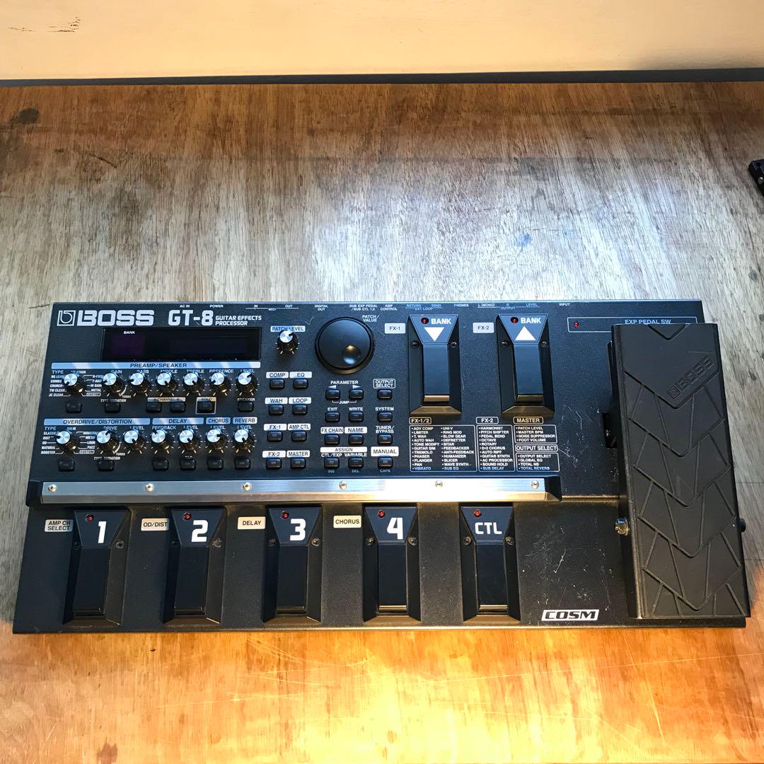 Boss GT-8 Guitar Effects Processor, Hobbies & Toys, Music & Media ...