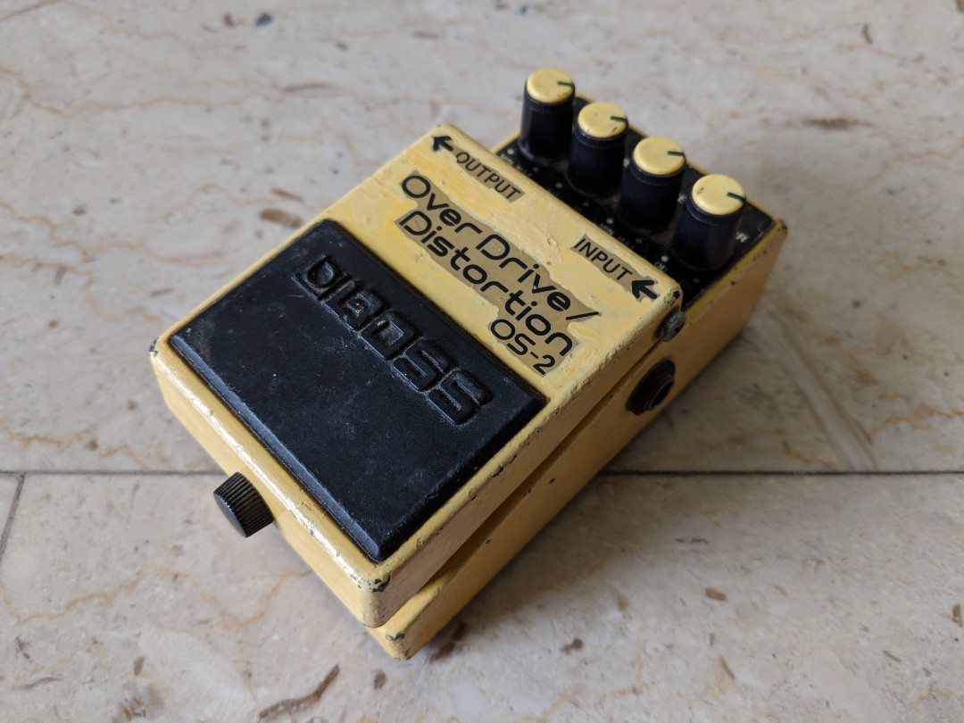 Boss Overdrive Distortion OS-2 Electric Guitar Pedal Effects Gadget ...