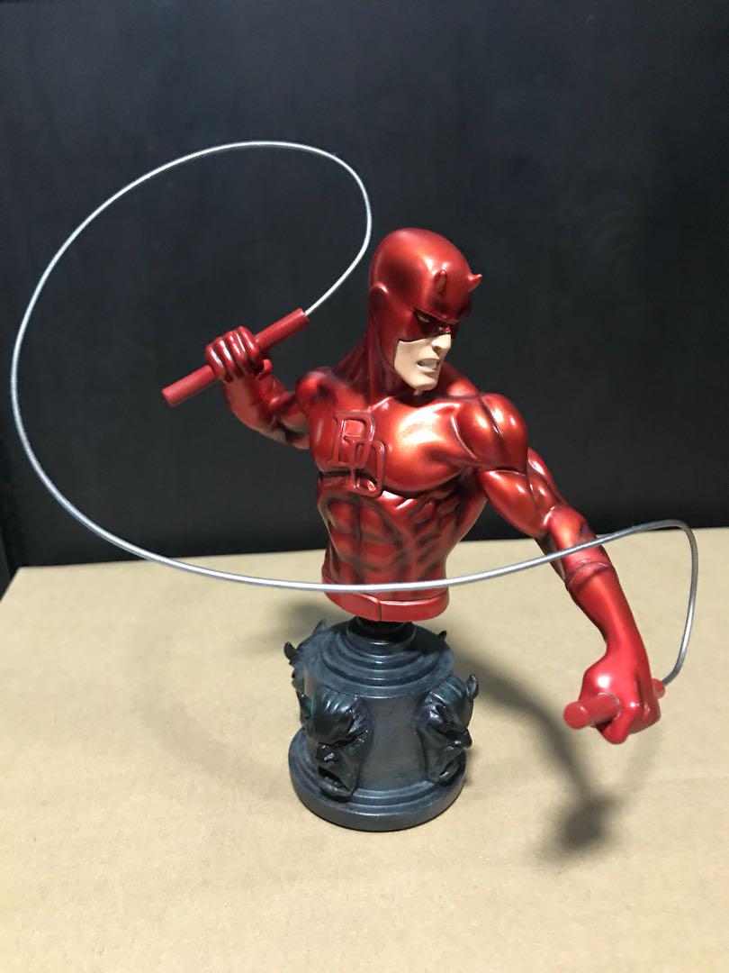 Bowen Designs Daredevil Red Classic Mini Bust Marvel Avengers, Hobbies ...