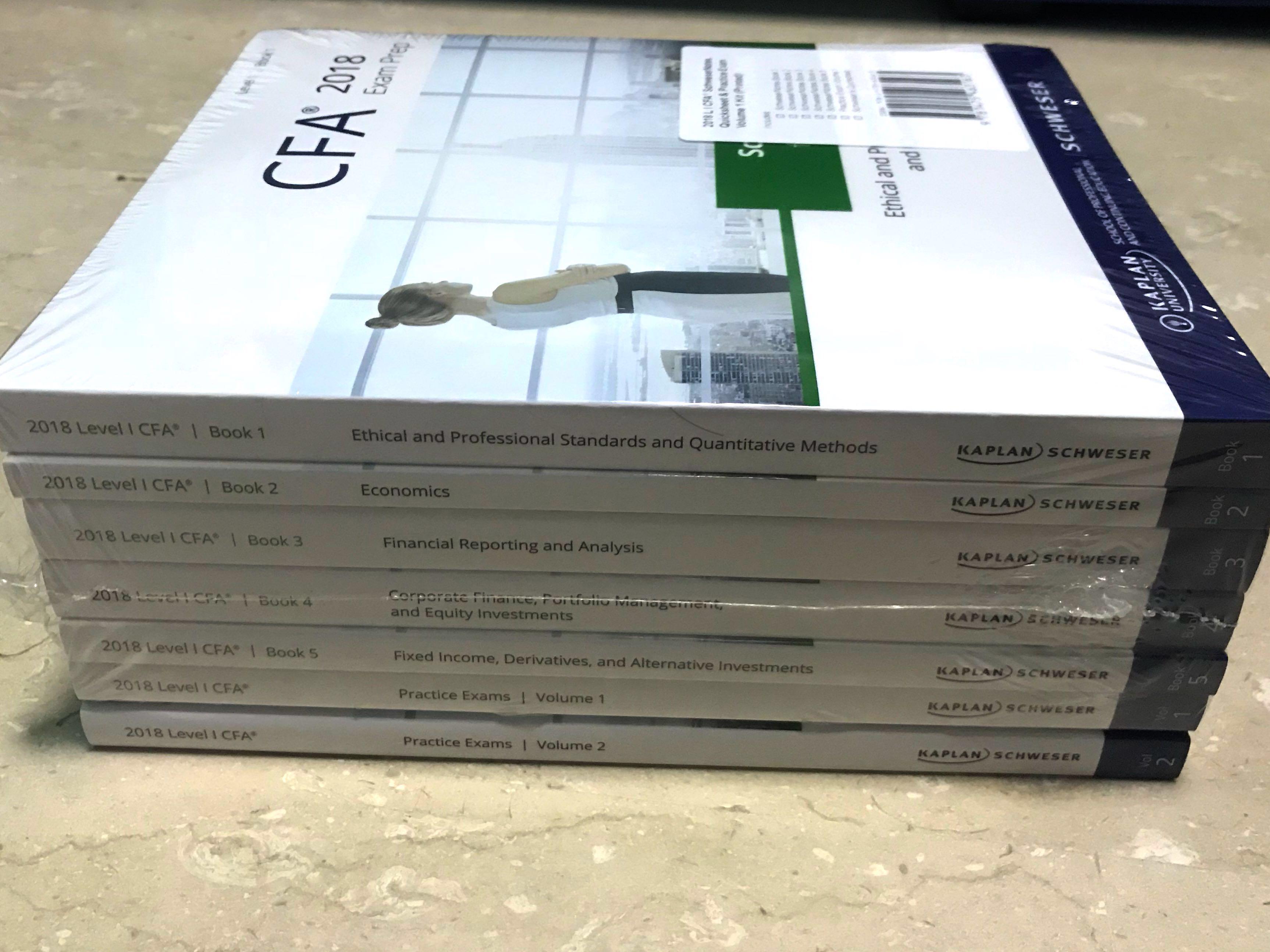 [Brand New] CFA Level 1 December 2018 Schweser Study Materials ...