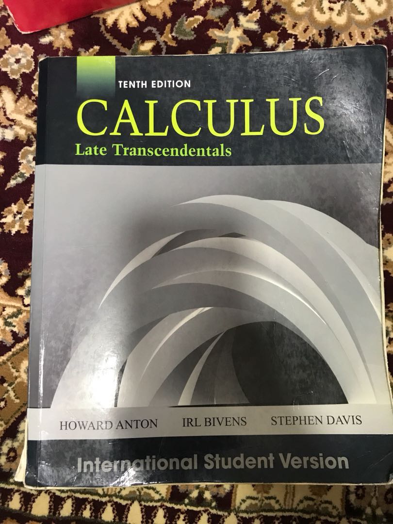 Calculus 10th Ed, Hobbies & Toys, Books & Magazines, Textbooks on Carousell