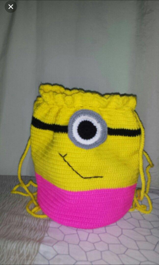 Crochet Minion #002, Hobbies & Toys, Stationary & Craft, Handmade Craft ...
