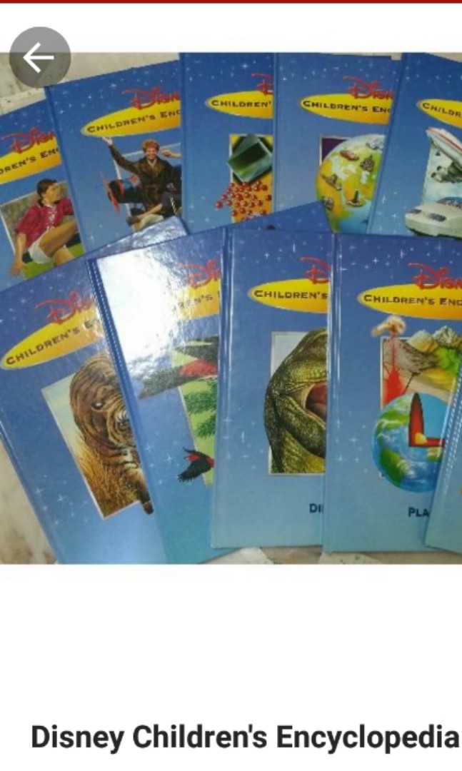 Disney encyclopedia, Hobbies & Toys, Books & Magazines, Fiction & Non ...