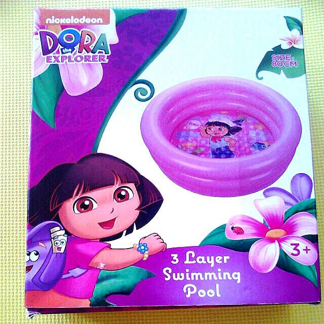 Dora The Explorer 3 layer swimming pool, Babies & Kids, Infant Playtime ...