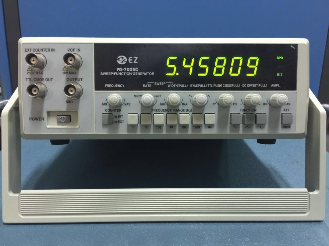 EZ FG-7005C 5MHz Sweep/Function Generator with Frequency Counter or ...