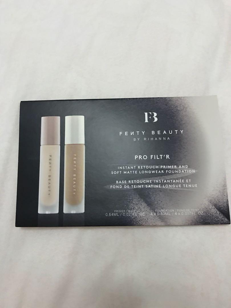 Fenty beauty primer and foundation sample, Beauty & Personal Care, Face ...