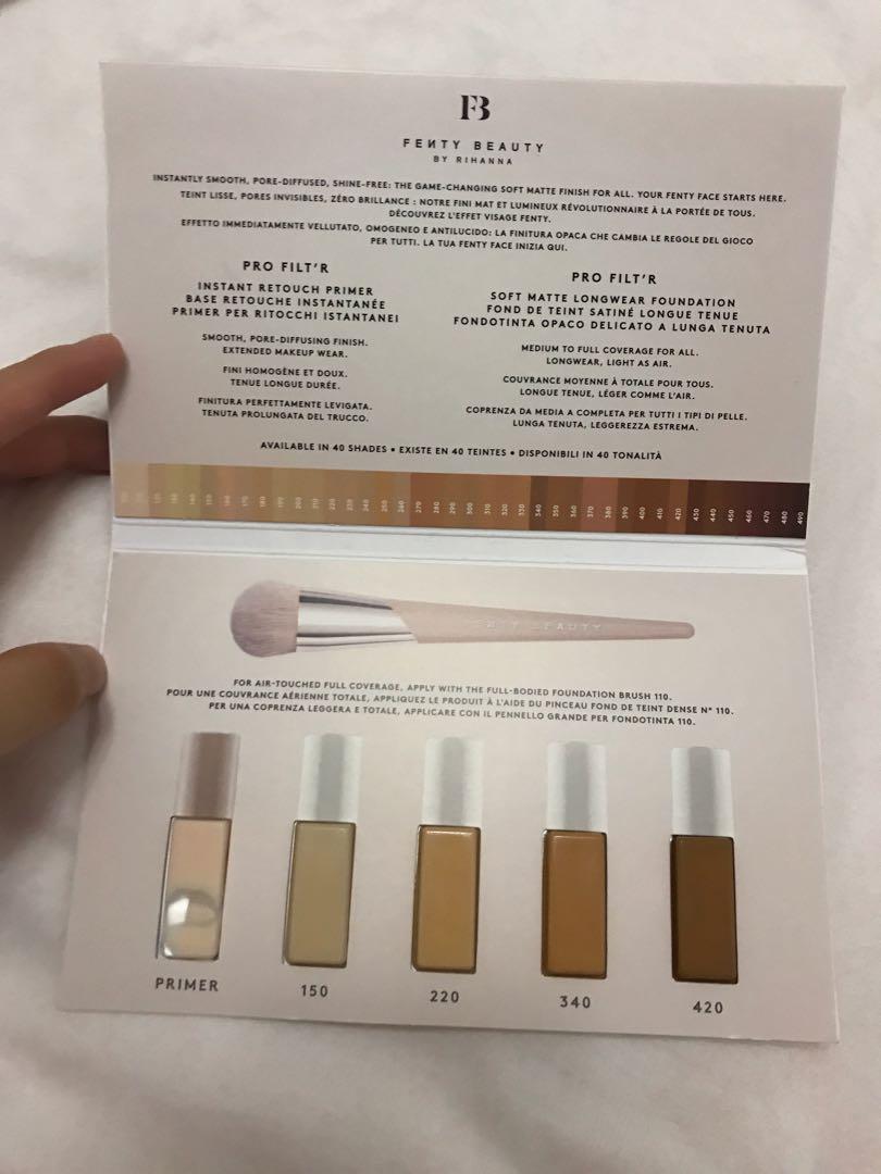 Fenty beauty primer and foundation sample, Beauty & Personal Care, Face ...