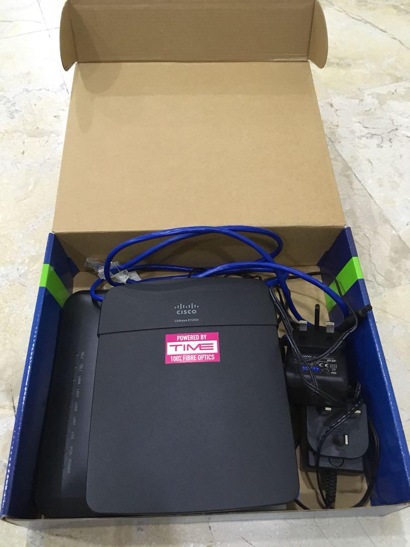 Fiber optic modem and wireless router, Computers & Tech, Parts ...