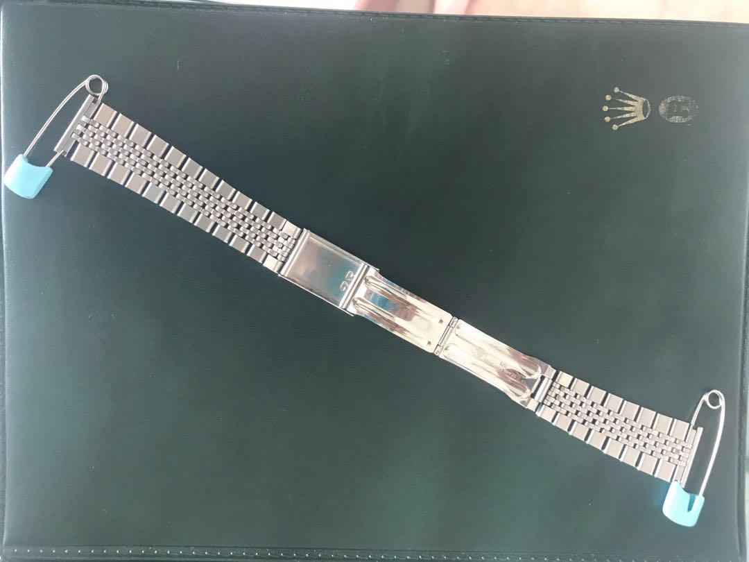 Genuine Vintage Omega beads of rice bracelet 20mm stainless steel 1173 ...