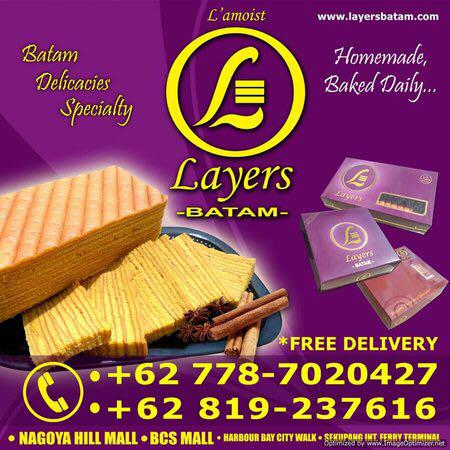 LAMOIST LAYER CAKE BATAM, Food & Drinks, Homemade Bakes on Carousell