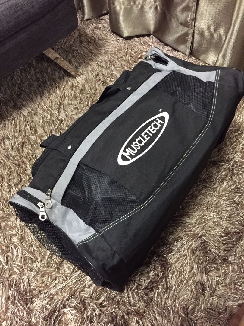 Muscletech Gym bag, Men's Fashion, Bags, Belt bags, Clutches and ...