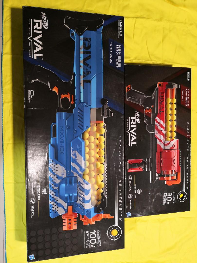 Nerf Rival gun with refill ball, Hobbies & Toys, Toys & Games on Carousell