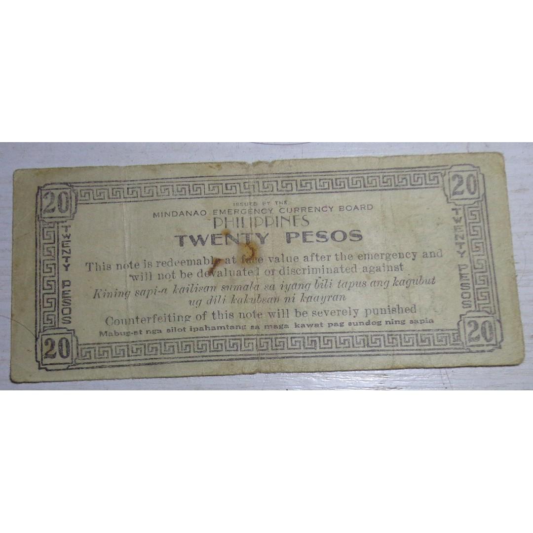 Philippines - P20 Mindanao Emergency Money, Hobbies & Toys, Memorabilia ...
