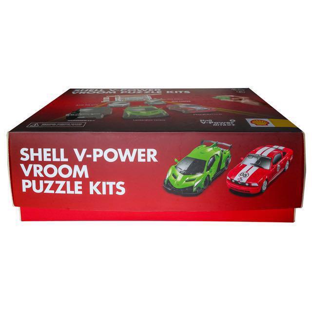 Shell V Power puzzle kits ( Toy Cars , Lamborghini , Hummer , Mustang ...