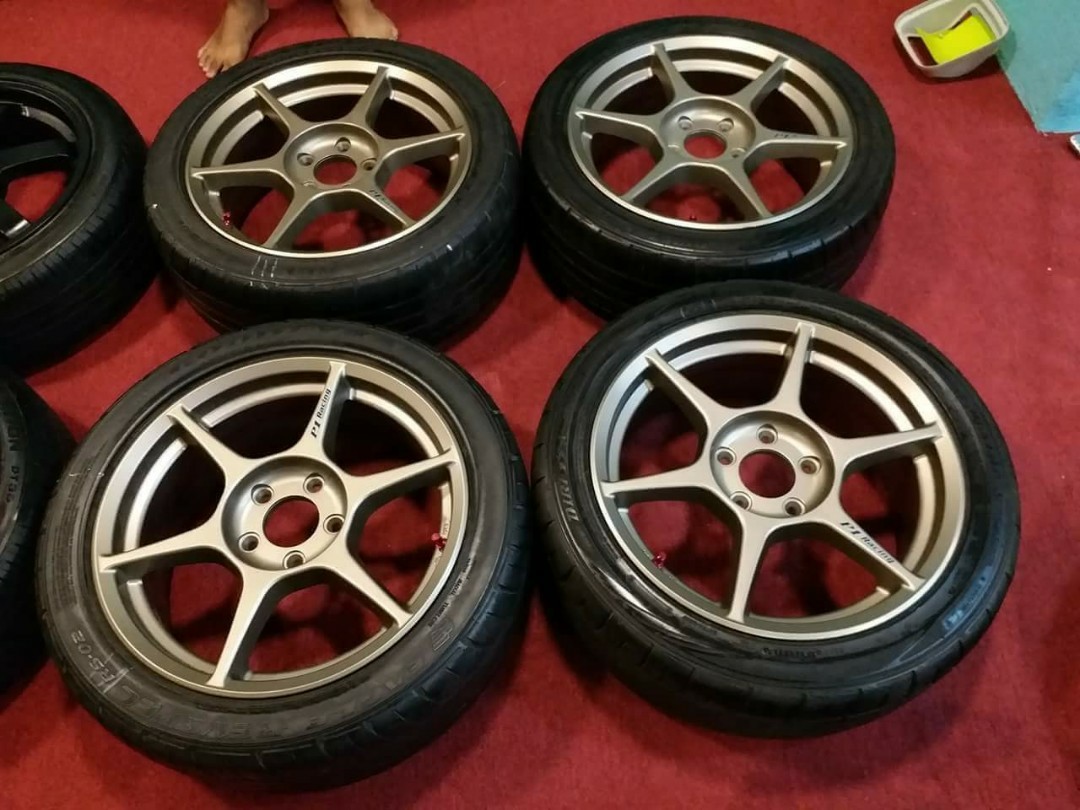 Sportrim Sport Rim P1 Racing 17 inci Siap Tayar Honda Fd Stream Suprima ...