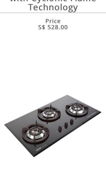 Techno Gas Hob, TV & Home Appliances, Kitchen Appliances, Cookers on ...