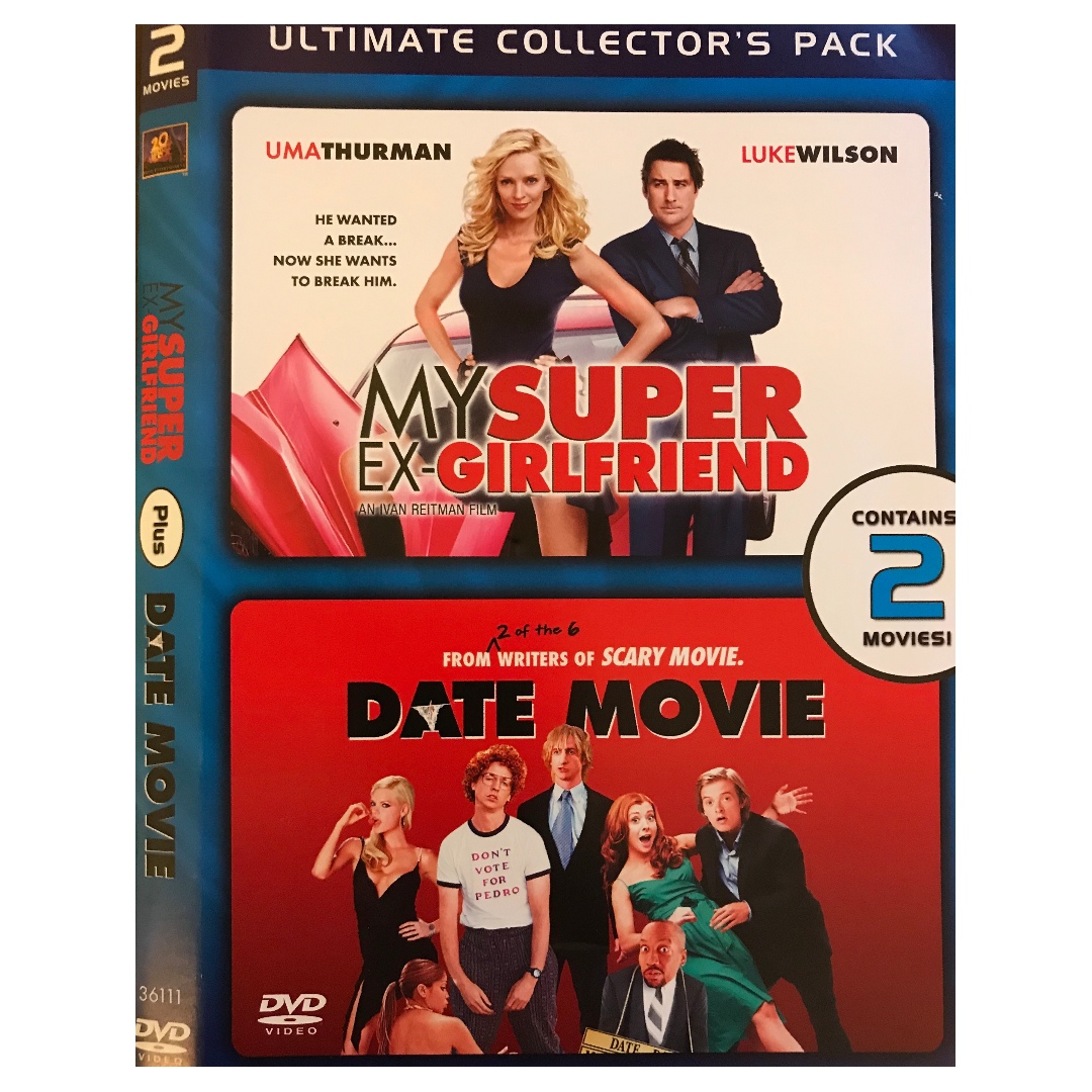 2 DVD MOVIE ULTIMATE COLLECTOR'S PACK - MY SUPER EX-GIRLFRIEND + DATE ...