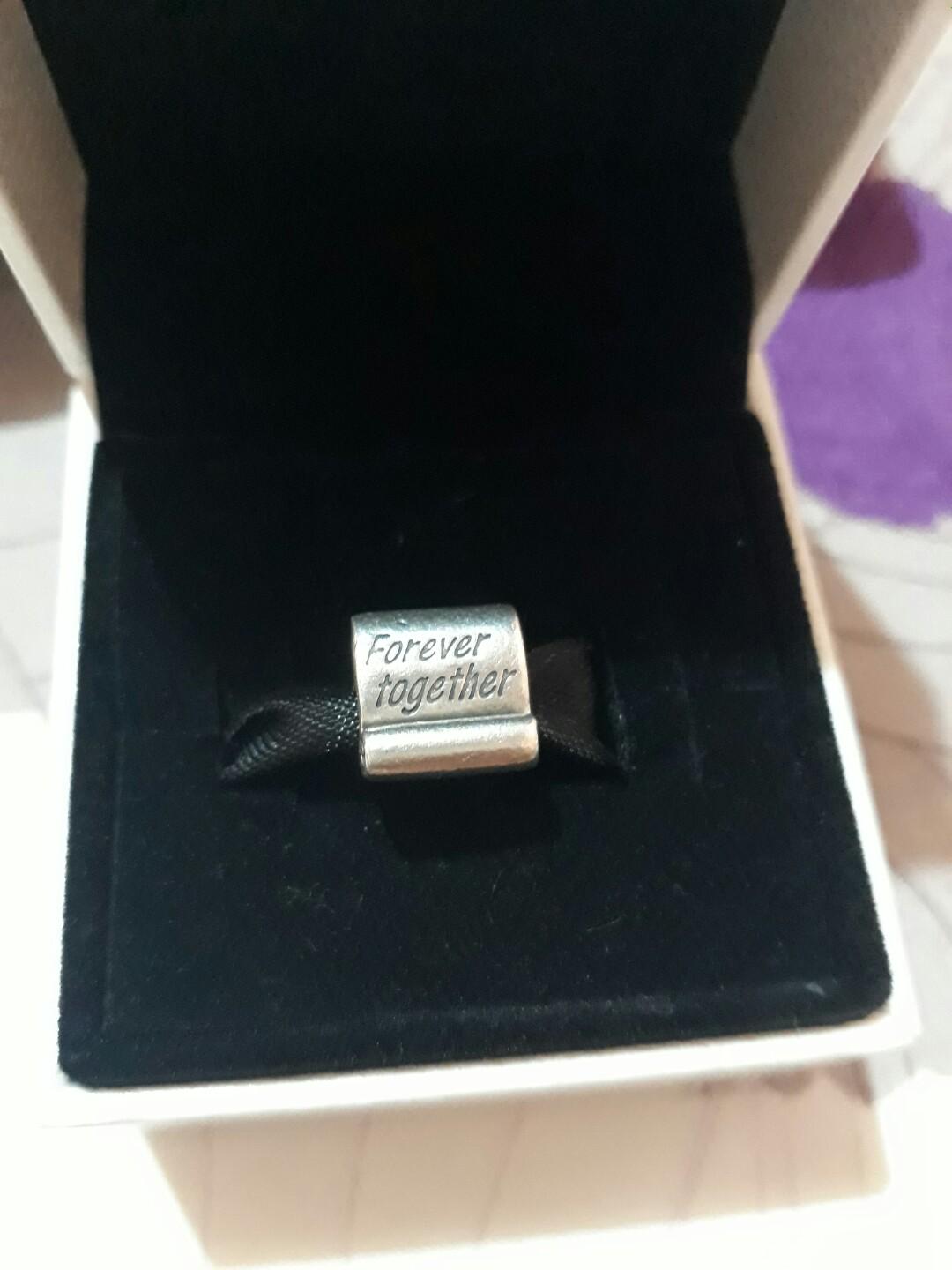 Authentic Pandora Forever Together Scroll Charm, Women's Fashion ...